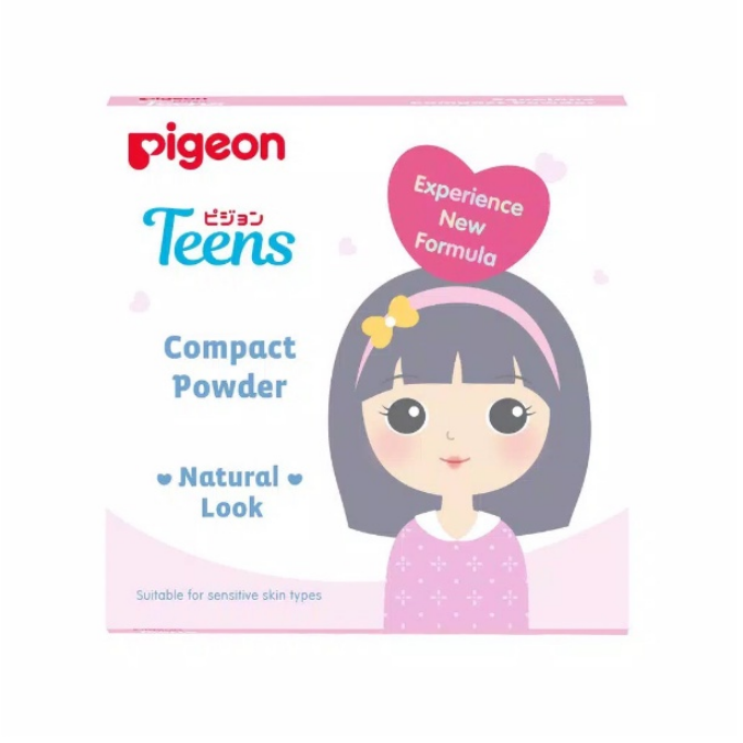 PIGEON Compact Powder natural look 14Gr | Lazada Indonesia