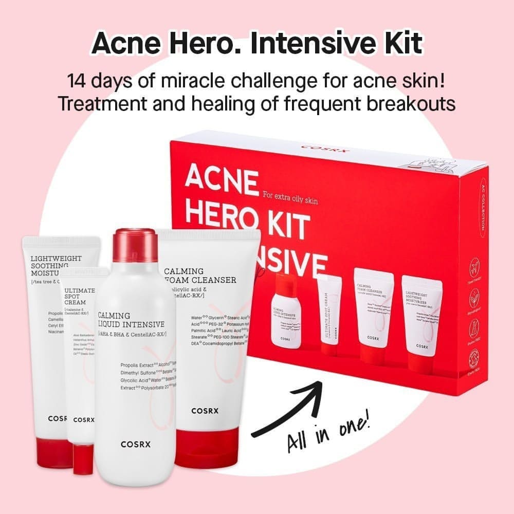 COSRX Starter Kit | Best In Class | AC Collection Acne Hero | Honey ...