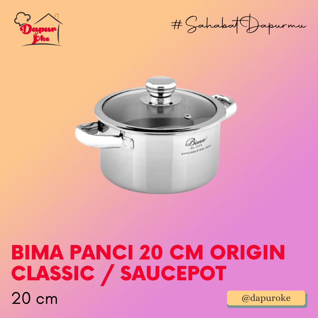Bima Panci 20 cm Origin Classic / Saucepot | Lazada Indonesia