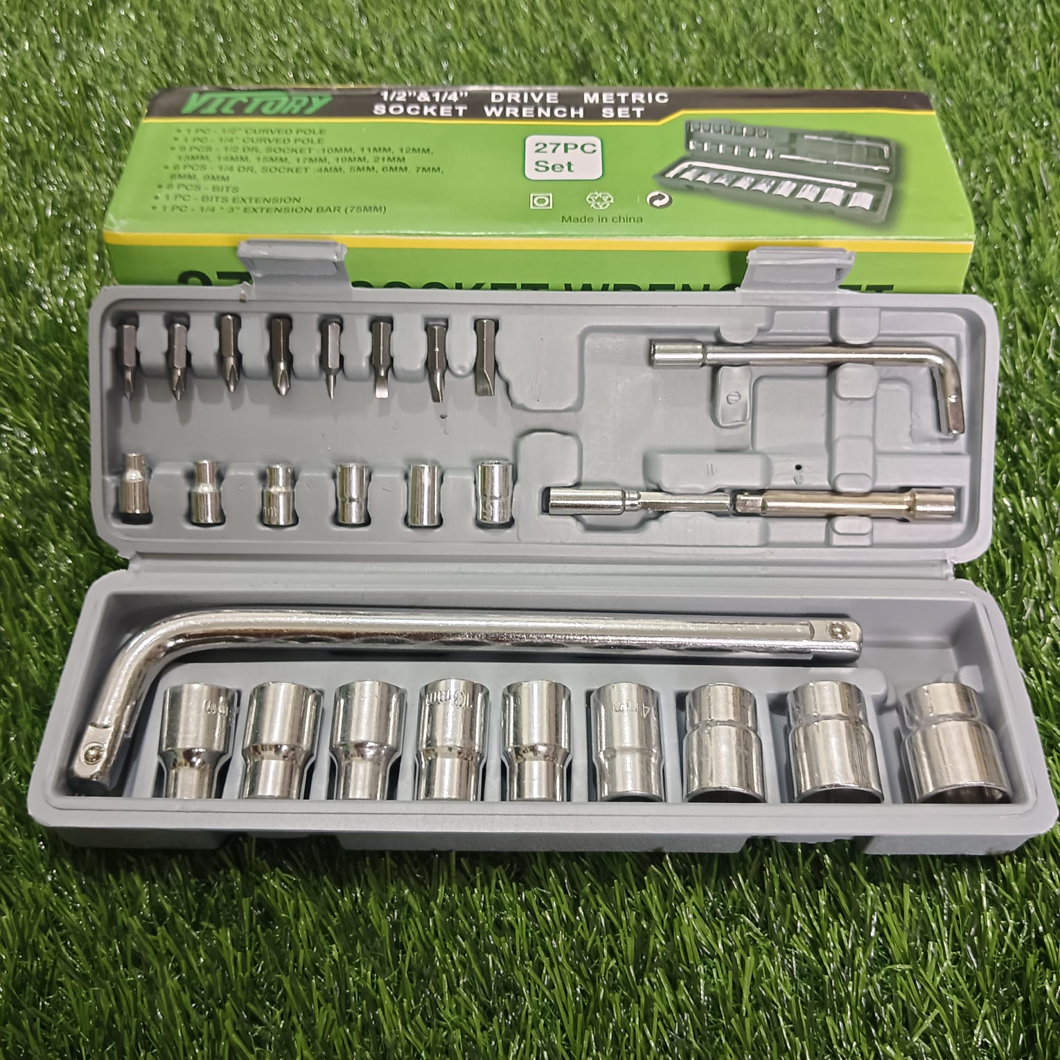 Kunci Sock / Socket / Shock / Sok Wrench 27 pcs Victory Toolkit READY ...