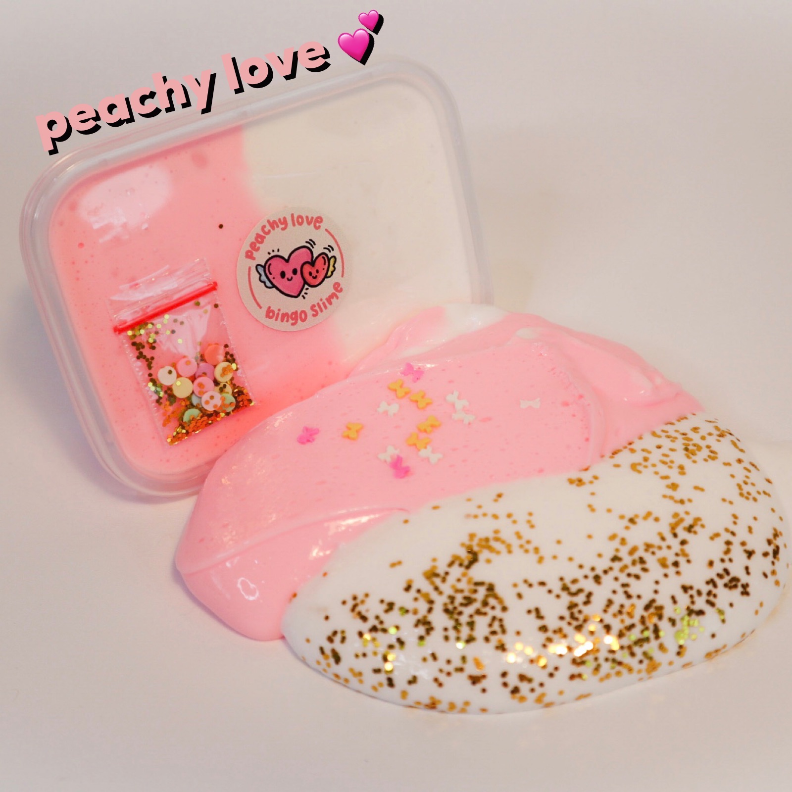 PEACHY LOVE SLIME by bingo slime 200cc | Lazada Indonesia