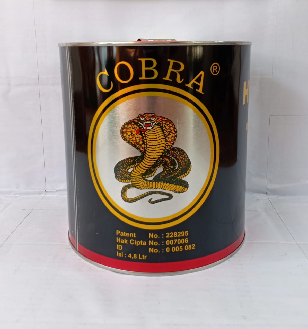 THINNER COBRA.4.8L HITAM - TINNER COBRA HITAM - TINER PENGENCER CAT ...