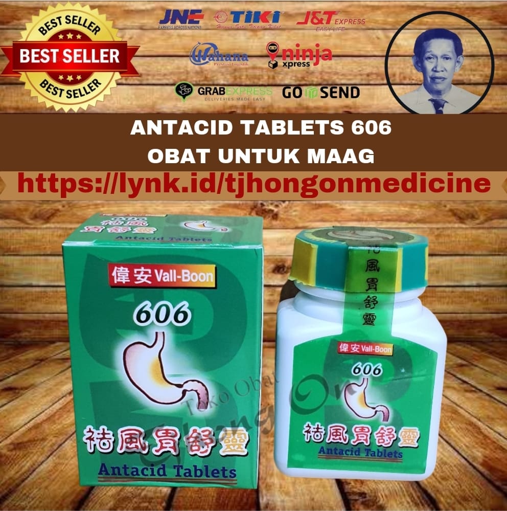 ANTACID TABLETS 606 obat maag | Lazada Indonesia