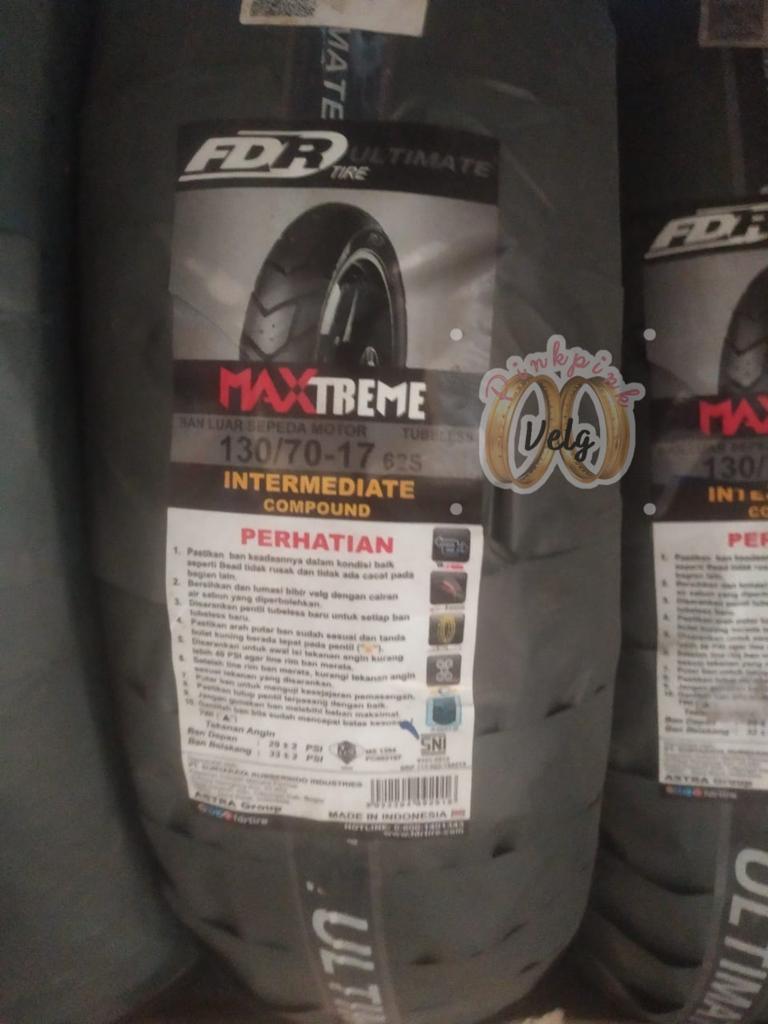 SEBIJI Ban FDR Maxtreme 130/70 ring 17 UNTUK BAN SUPERMOTO HARGA SATUAN ...