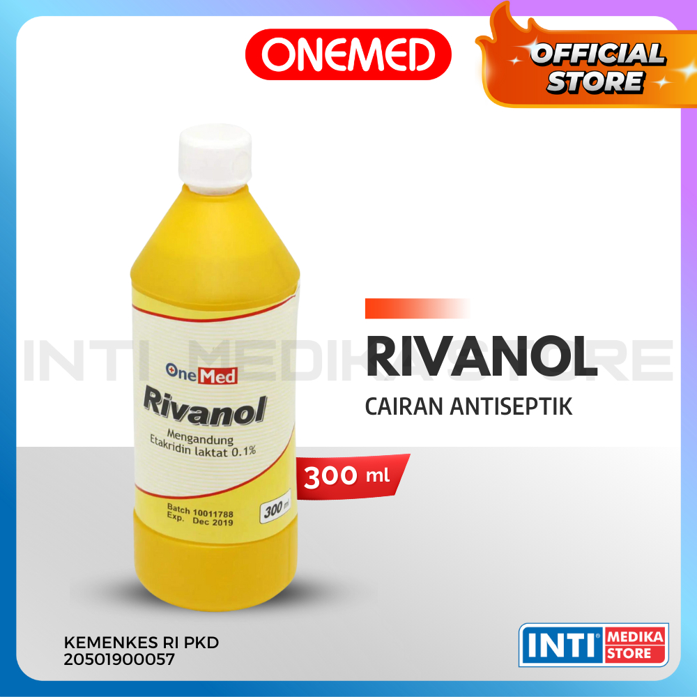 ONEMED - Rivanol 300 ml / Antiseptik Pembersih Luka | Lazada Indonesia