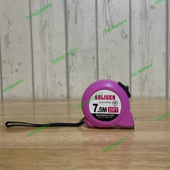 Meteran SOLIGEN 7.5 METER / Meteran tukang 7.5 M / meteran bagus 7.5 M ...