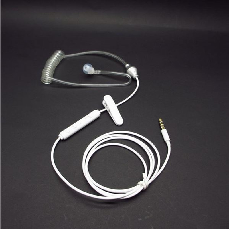Ear Hook single earphone Anti Headphone Radiation Air Spring Duct ...