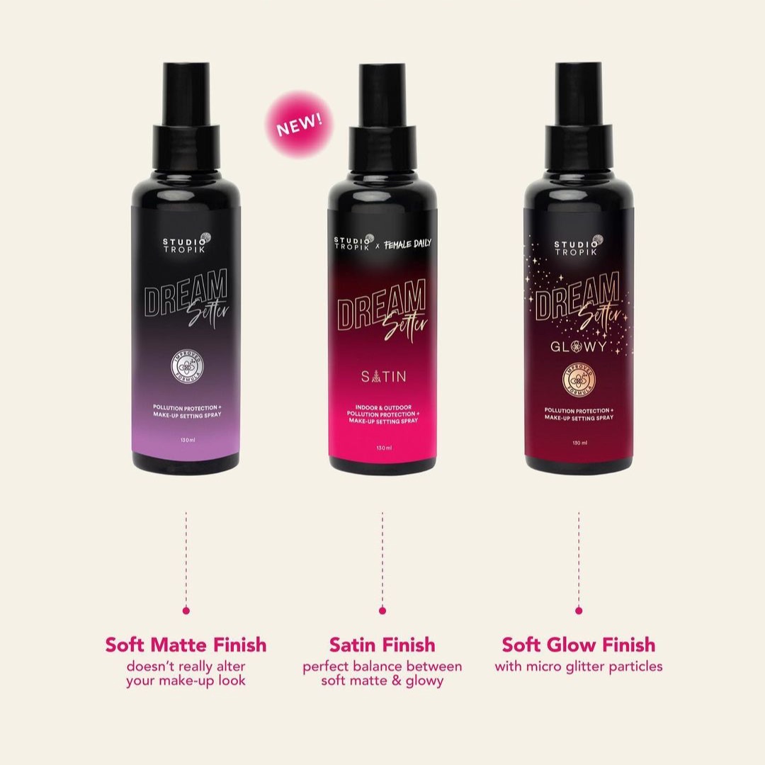 STUDIO TROPIK Dreamsetter Make-Up Setting Spray - Dreamsetter Glowy ...