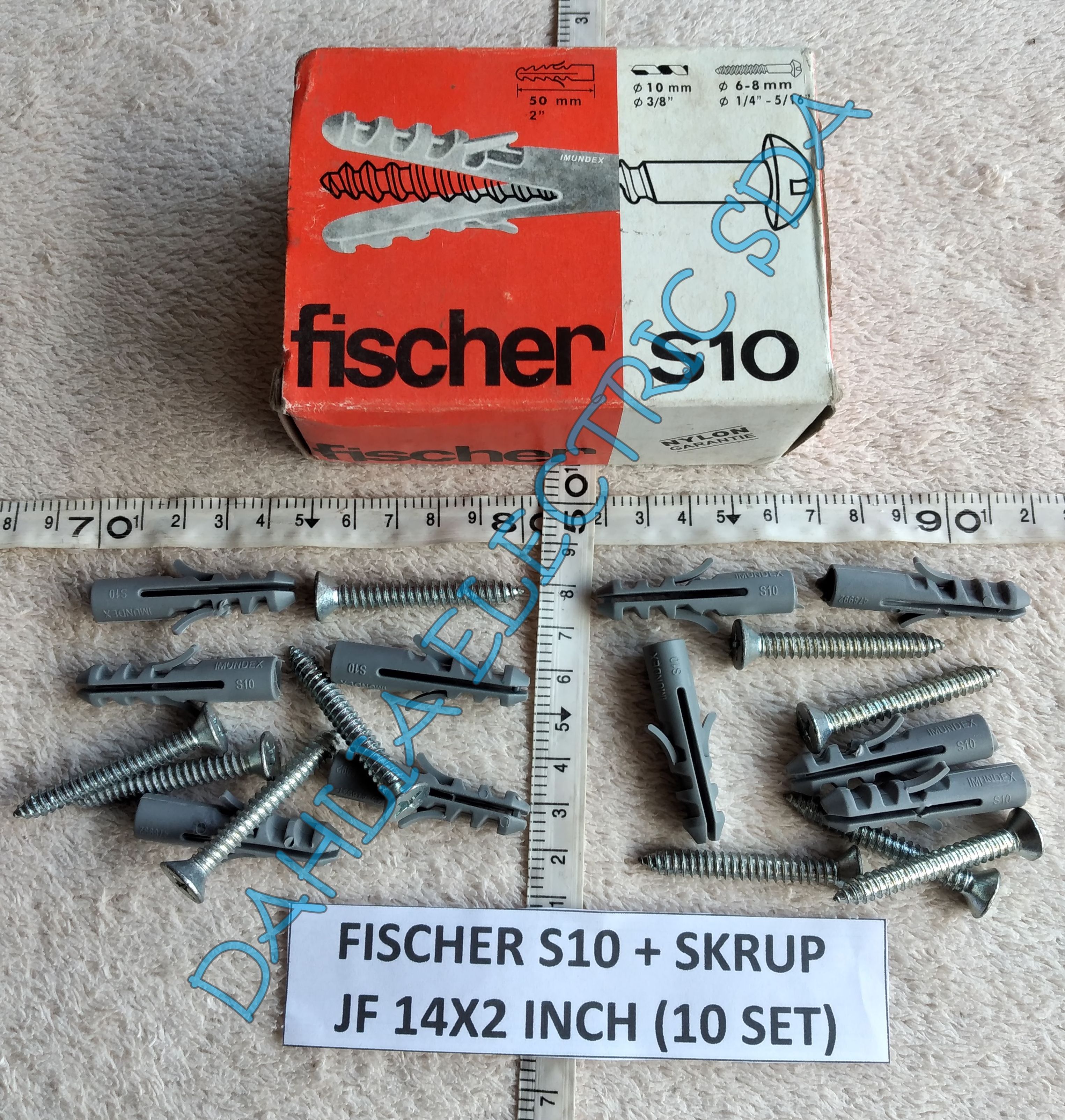FISCHER S10 + SEKRUP JP 14 X 2 (10 SET) | Lazada Indonesia