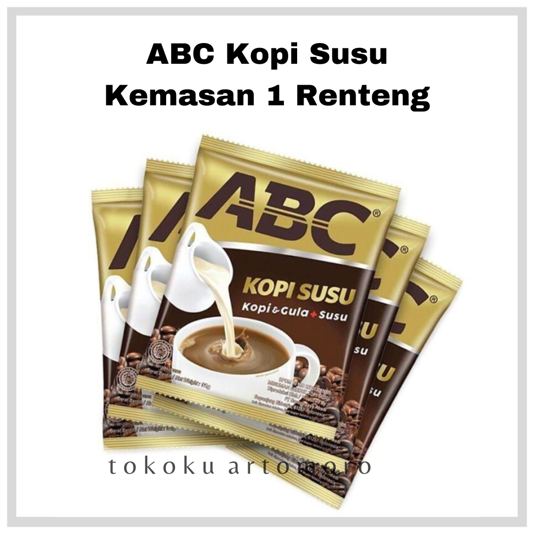 ABC Kopi Susu 10 Sachet - Abc Kopi + Gula + Susu Rencengan - Kopi Susu ...