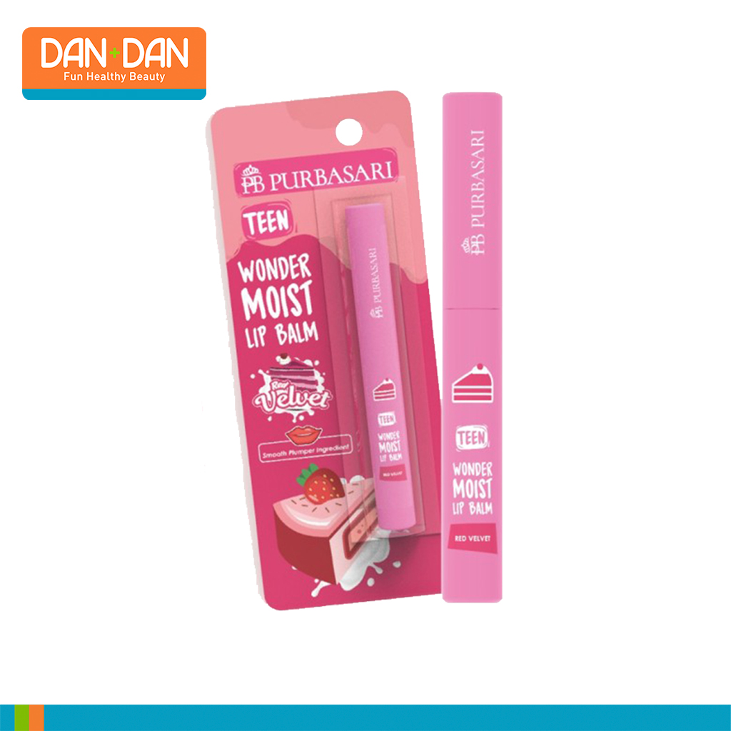 Purbasari Teen Wonder Moist Lip Balm Red Velvet 1G (436977) | Lazada ...