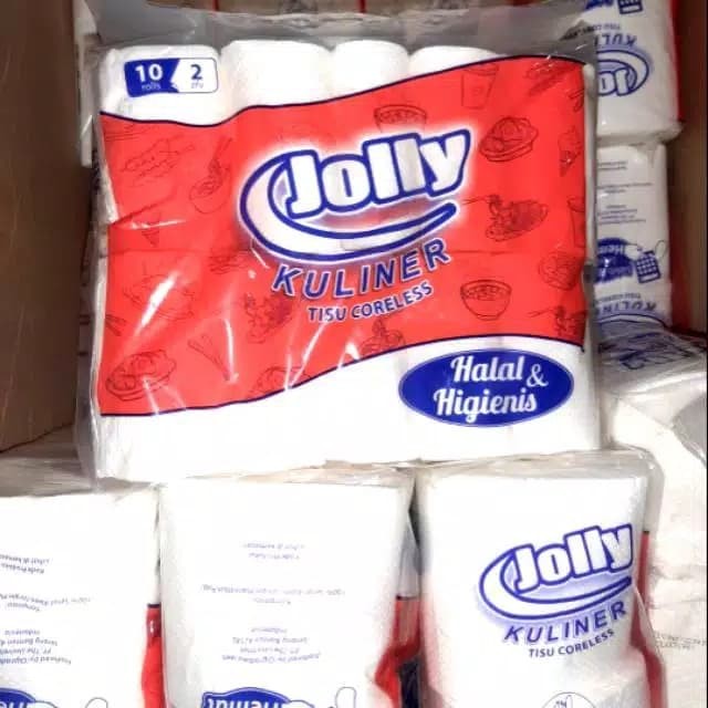Tissue Jolly Kuliner Coreless Tissue Embossed isi 10 Roll | Lazada ...