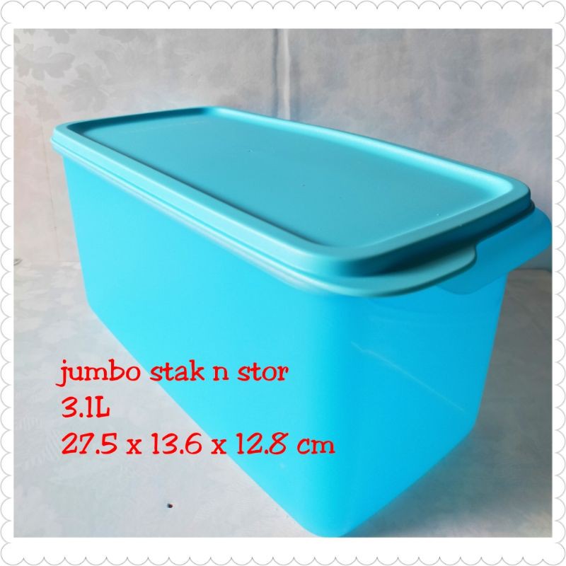 Tupperware Jumbo Stak N Stor 3.1L Tupperware Original | Lazada Indonesia