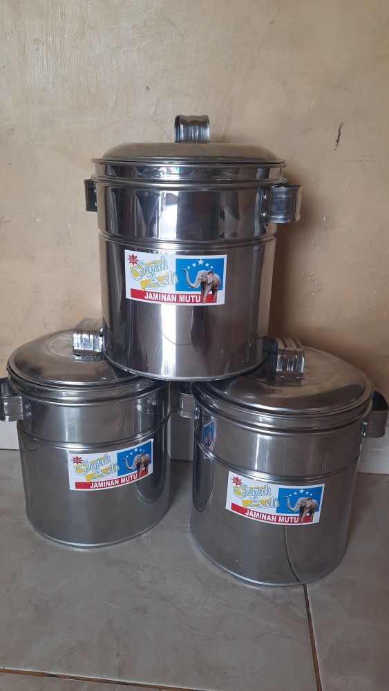 Dandang bakso 22 stainless steel panci bakso baskom steel | Lazada ...