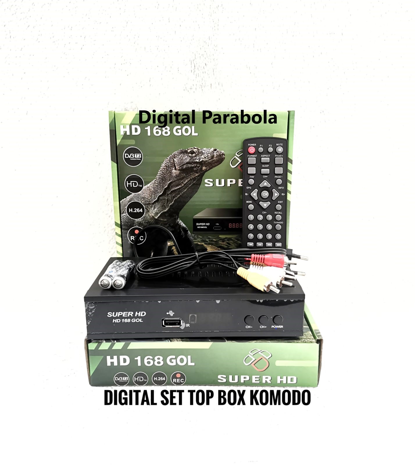Set Top Box Digital SuperHd Antena Tv - Stb Superhd 168 - Set Top Box Harimau Kijang Komodo ...