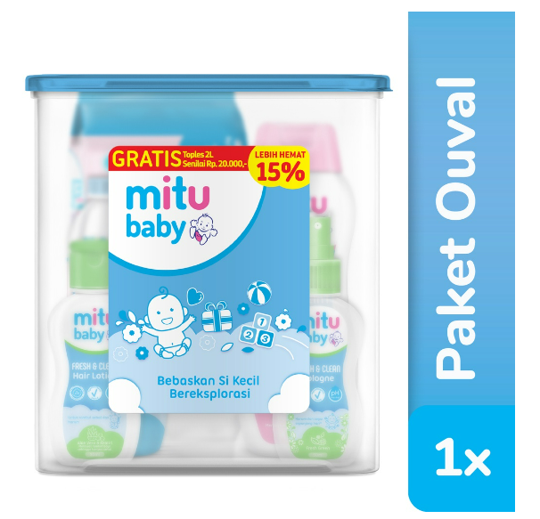 Paket Perlengkapan Mandi Bayi / Mitu Baby 1 Paket Lengkap isi 5pcs/ 1 ...
