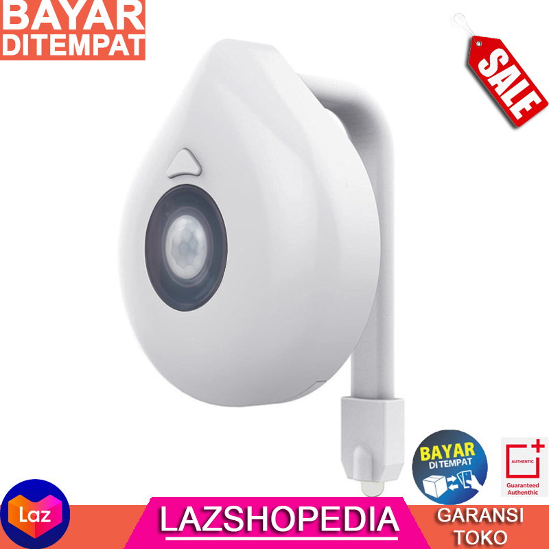 Lampu LED RGB Toilet Motion & lamp; Light Sensor 8 Warna / lampu led ...