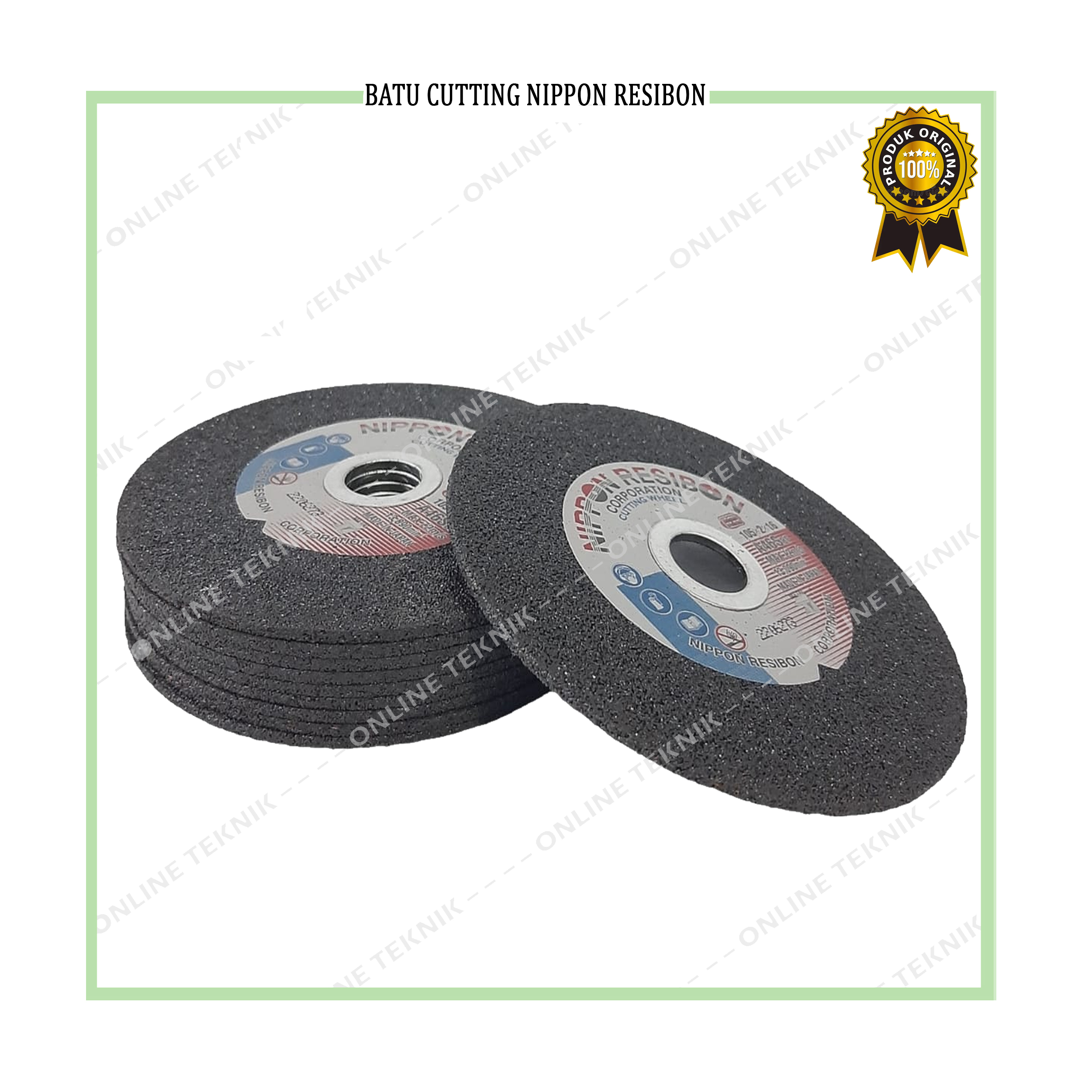 NIPPON RESIBON Batu Gerinda Potong 4Inch/Mata Gurinda Cutting Wheel 4 ...