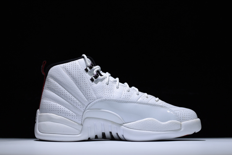 Nikesˉ Air jordanˉ Aj 12 Retro “Rising Sun” White/Varsity Red-Black ...
