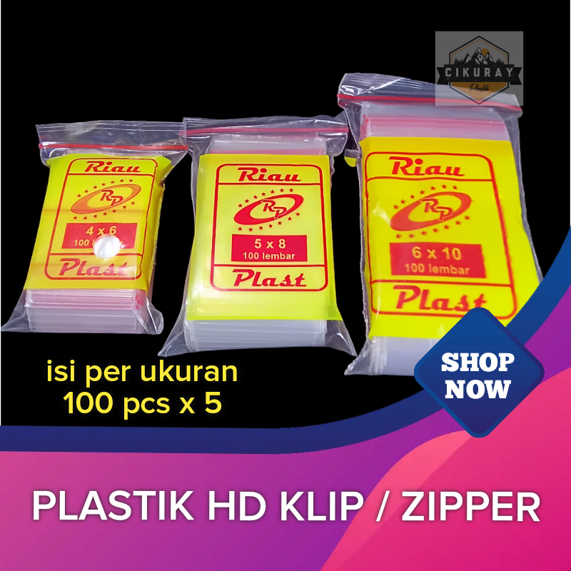Plastik Ziplock Ukuran Kecil dan Besar isi 100 pcs | Lazada Indonesia
