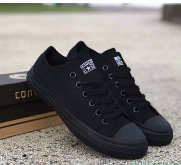 COD SEPATU CONVERSE70S ALL STAR HITAM SEPATU COWOK HITAM POLOS TERBARU ...