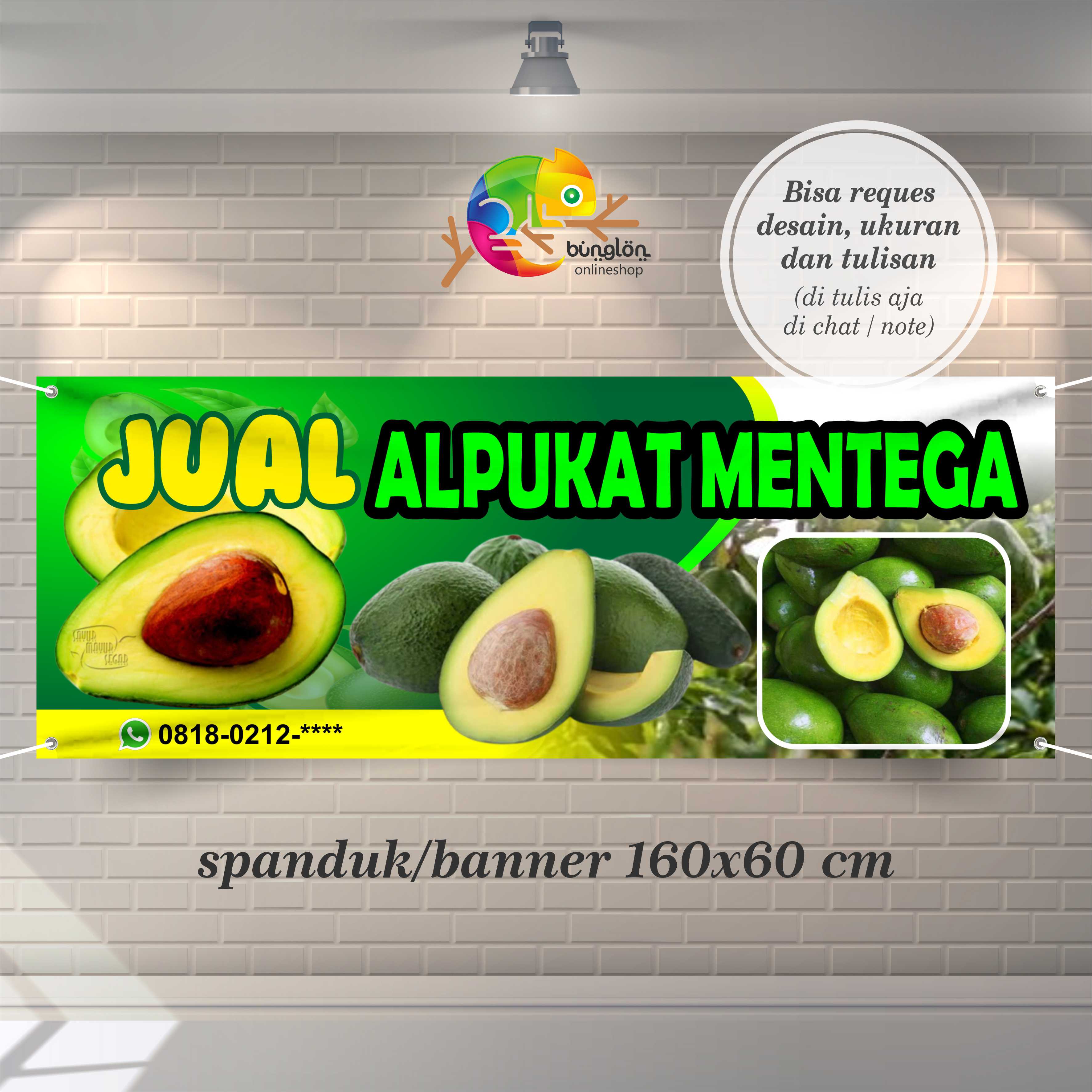 Spanduk, Banner Jual Alpukat Mentega | Lazada Indonesia