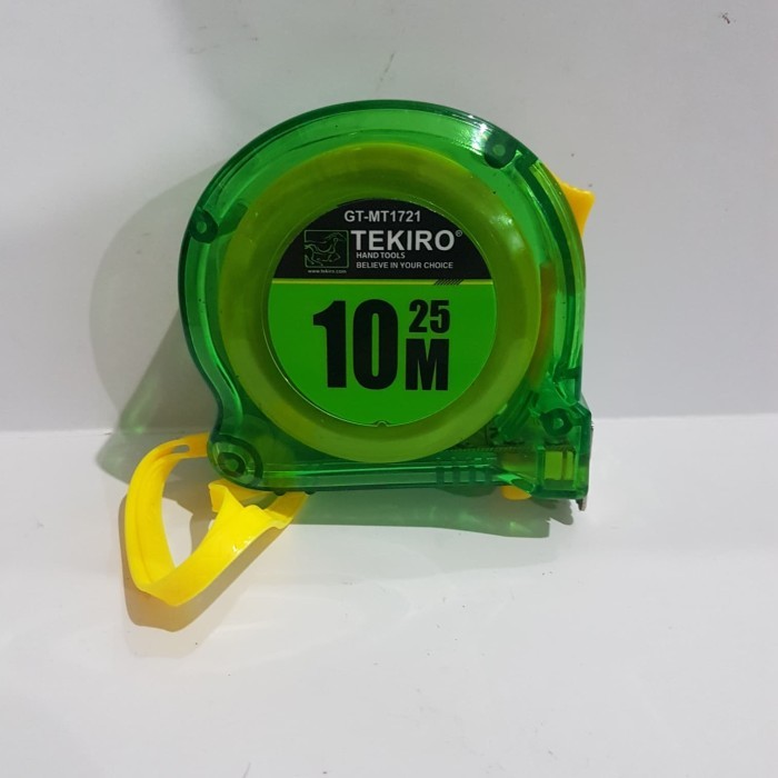 TEKIRO METERAN 10 METER TRANSPARAN MEASURING TAPE TEKIRO ORIGINAL GT ...