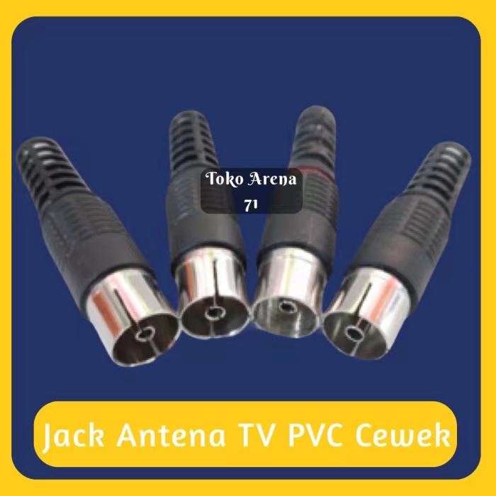 Jack Jek Anten Antenna Antena TV PVC Female Male Cowo Cowok Cewek Cewe ...