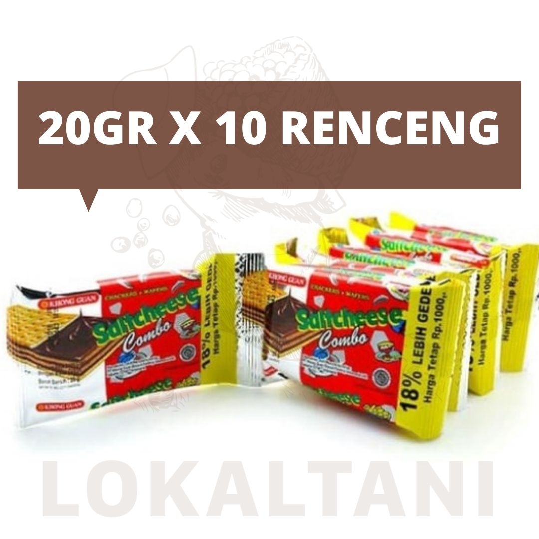 Khong Guan Saltcheese Combo 20 Gram / 1 Pack isi 10 Sachet | Lazada ...