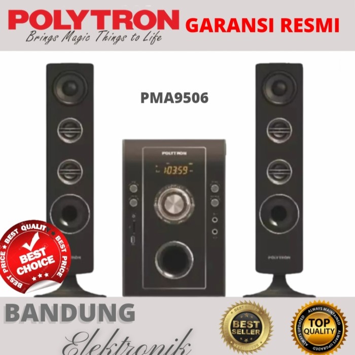 SPEAKER AKTIF POLYTRON PMA-9526 / PMA9526 , speaker bluetooth | Lazada ...