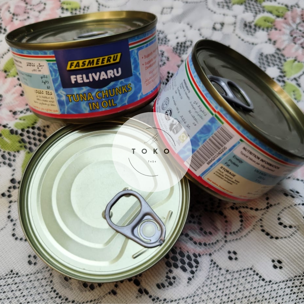 Ikan Tuna kaleng - Fasmeru Felivaru Tuna import Tuna Chunks In Oil ...