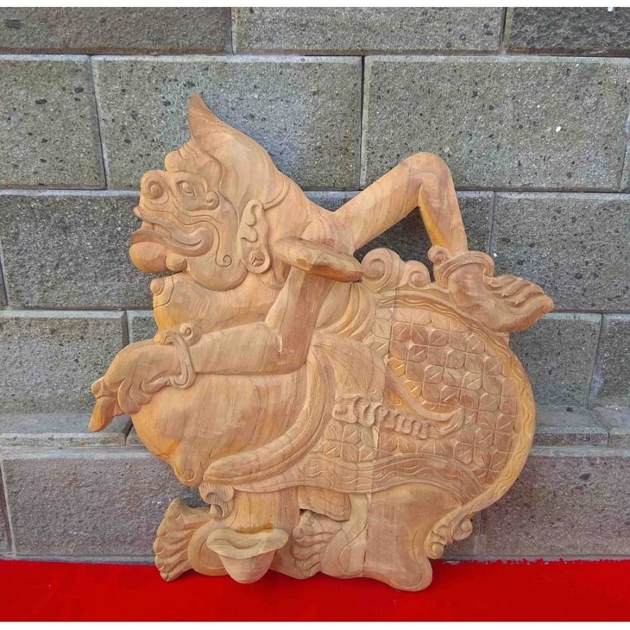 Blawong Dudukan Tempat Pajangan Pusaka Dan Tombak Model Ukir Wayang ...