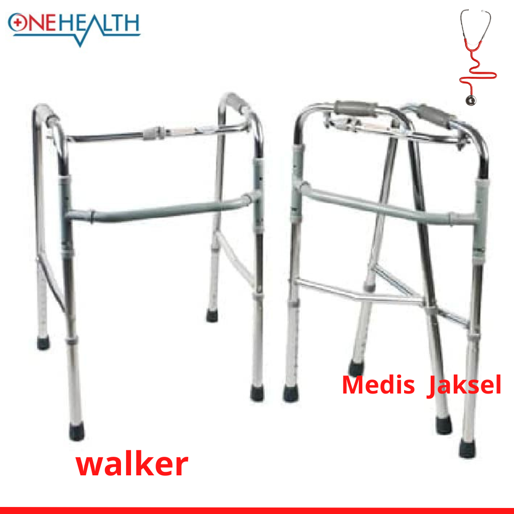 Onehealth Walker Alat Bantu Jalan Orang Tua Lansia Manula Kaki 4 Juara ...