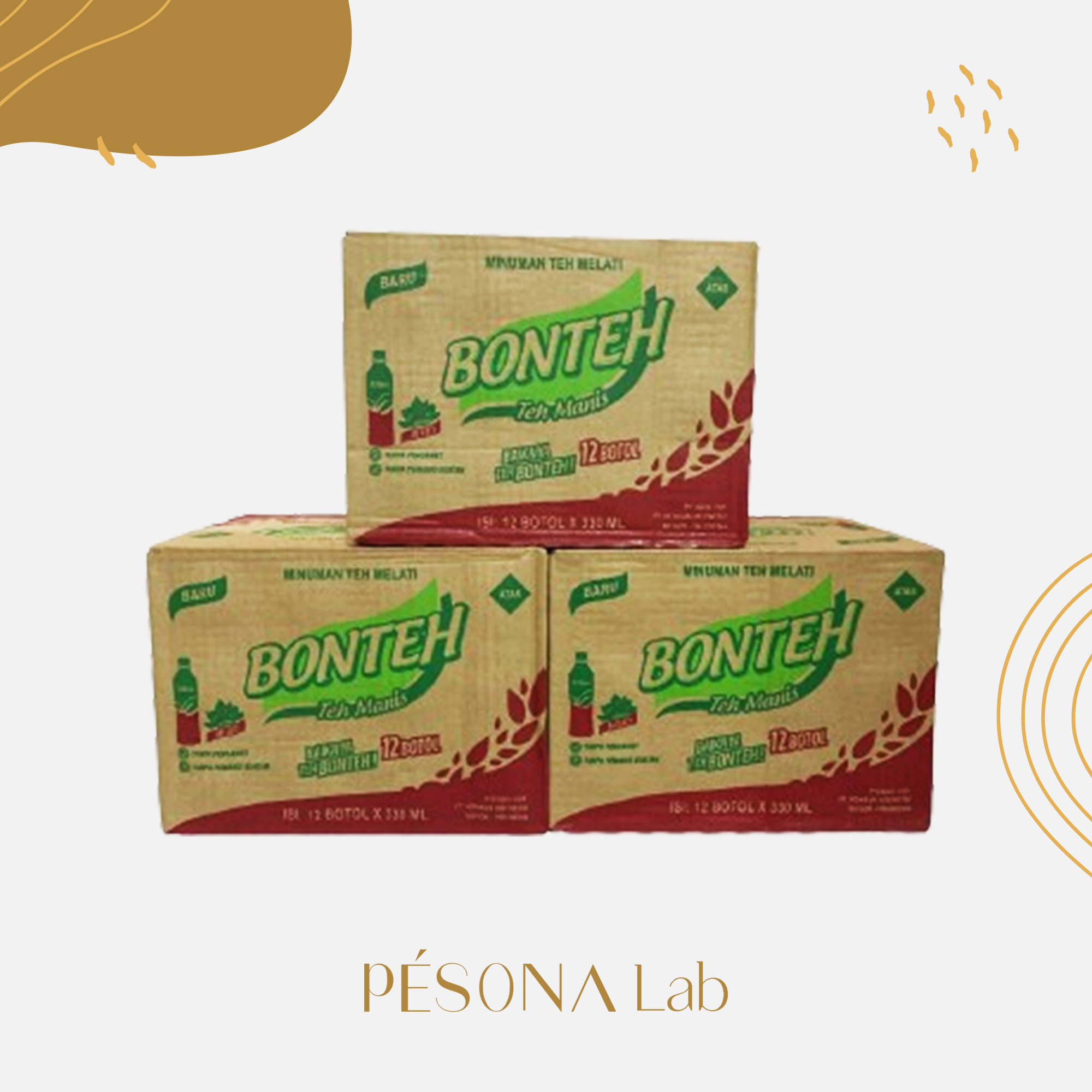 Bonteh Teh Manis 1 dus - Teh 1 Dus - Bonteh 1 Dus Isi 12 pcs 330ml ...