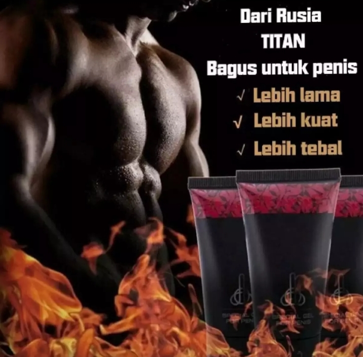 obat oles pria titan gel original | Lazada Indonesia