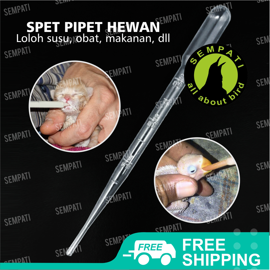 SEMPATI Pipet Spet Untuk Suap Obat Susu Makan Vitamin Hewan Pipet ...