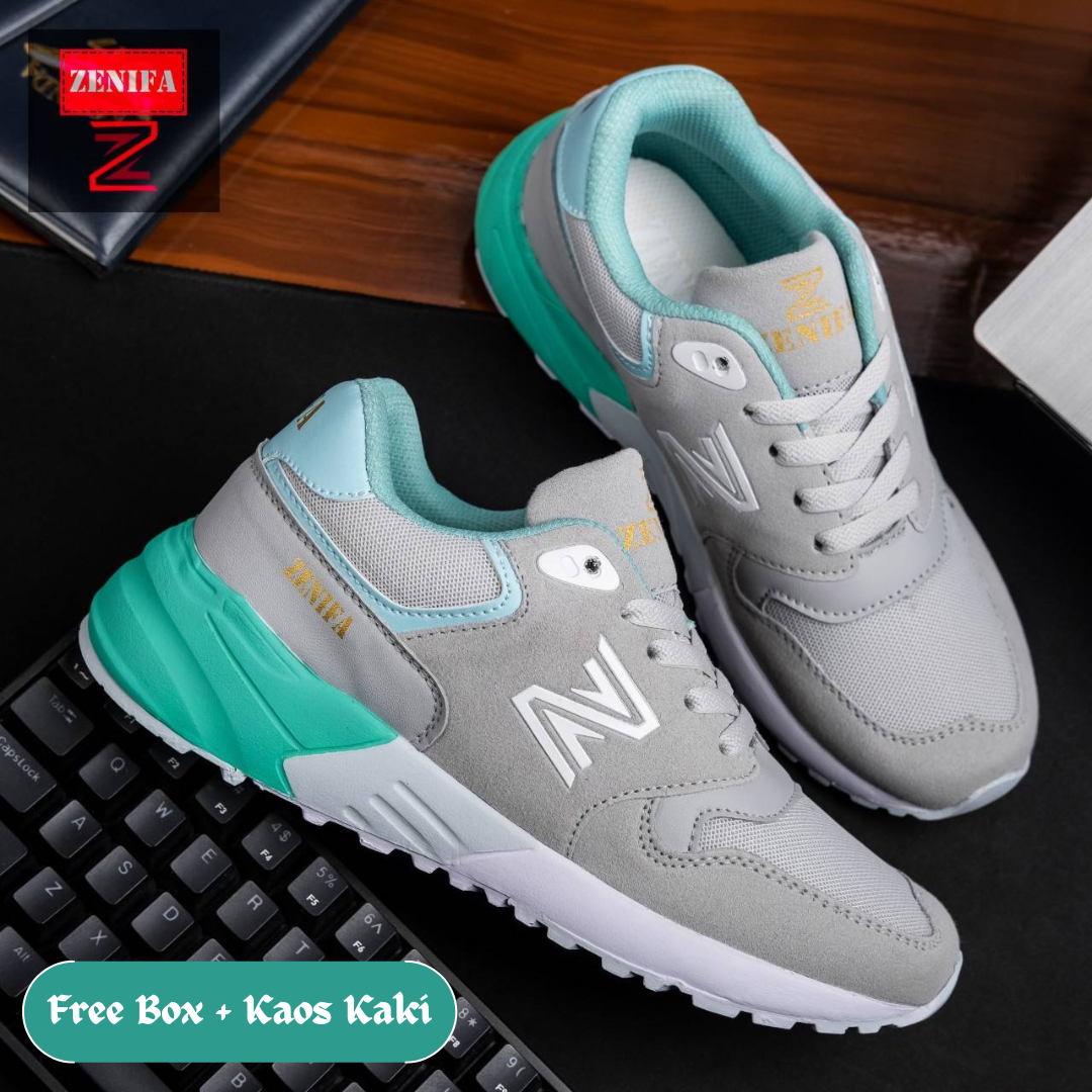 Sepatu Sneakers Wanita Sport Zenifa Posh 667 Sintetis Cewek Korea ...