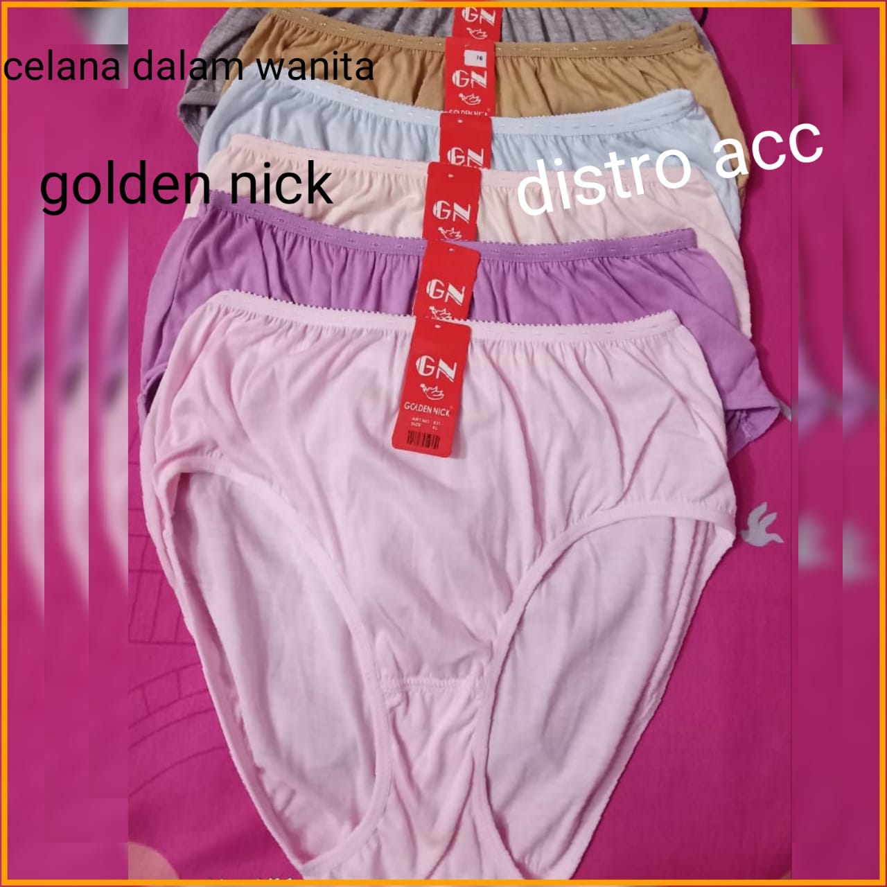 cd golden nick (GN).celana dalam wanita ,6 pcs celana dalam wanita ...
