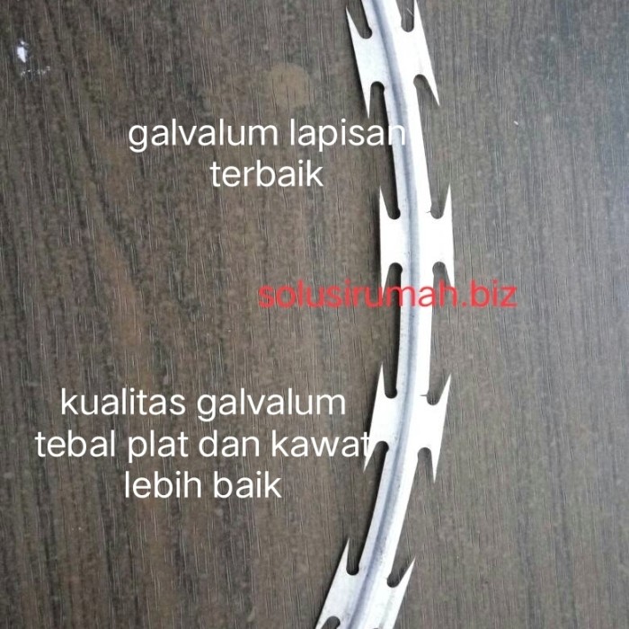 kawat duri razor tebal 1rol 22mm 450mm 8m concertina barbed wire 1rol ...