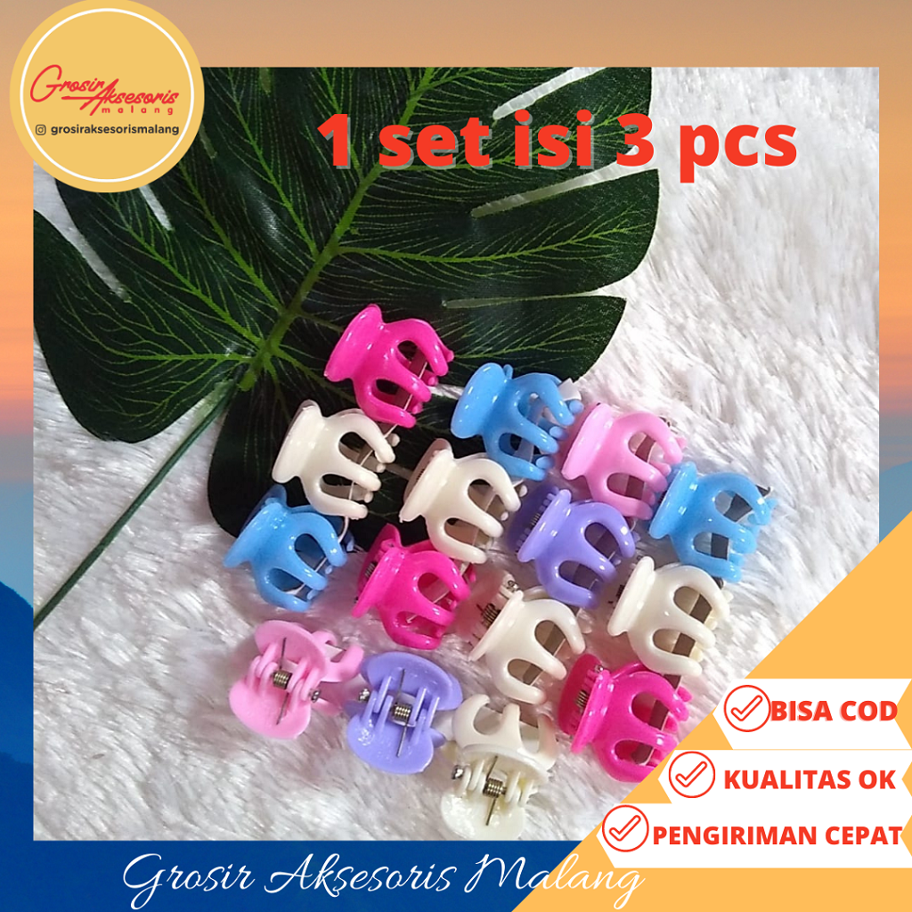 Jepitan Rambut Gurita Kecil / Jepitan Jedai Gurita / Jepitan Jeday ...