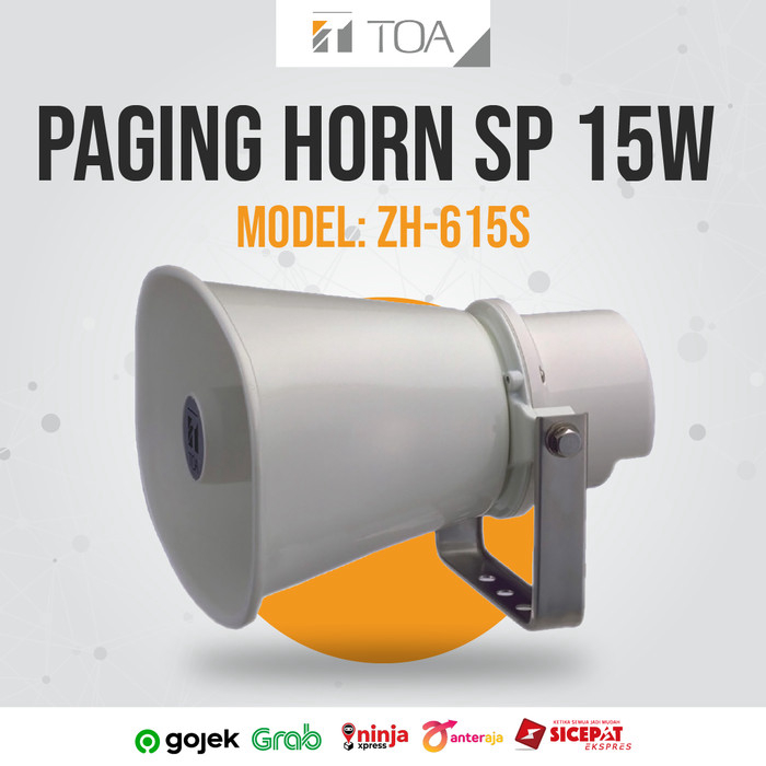 PAGING HORN TOA SPEAKER MODEL ZH-615S 15W | GARANSI RESMI | Lazada ...
