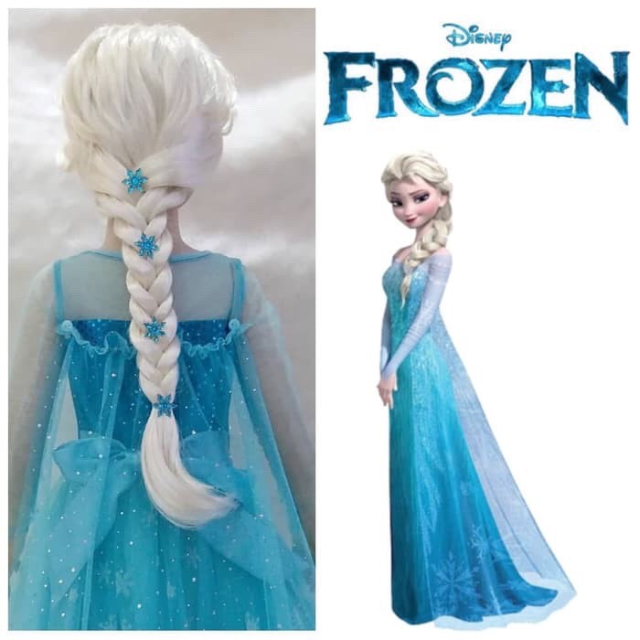 Wig Princess Elsa /Rambut Palsu Frozen Elsa | Lazada Indonesia