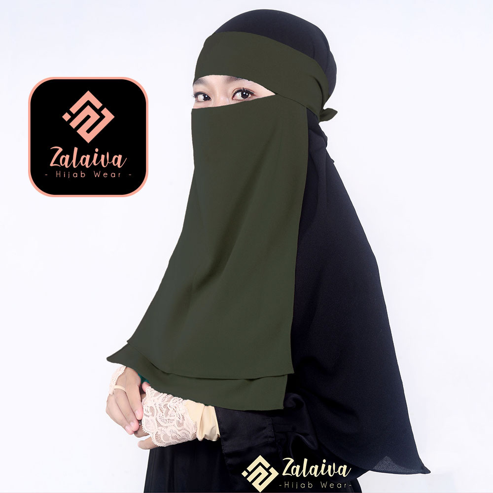 Cadar Bandana 2 Layer Warna Putih Ninja Tanpa Jahitan Ada 12 Warna ...
