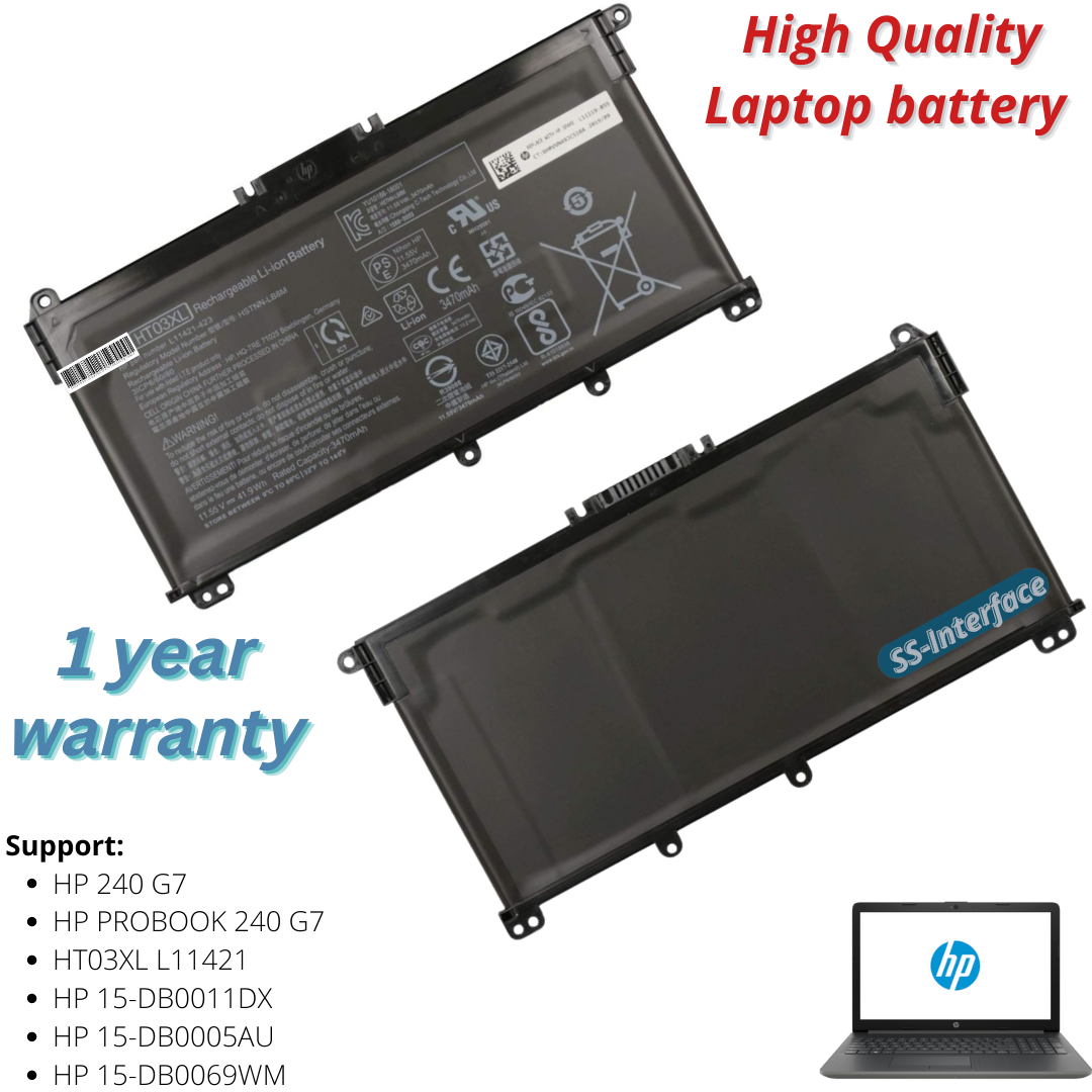 Baterai Laptop HP 14S-CF2517TU 14S-CF0062TU 14S-CF0044TX 14S-CF1046TU ...