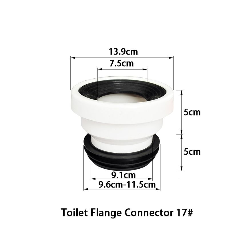 Konektor Flange Offset Toilet Konektor Pipa Seal Gasket Gasket/Kloset ...