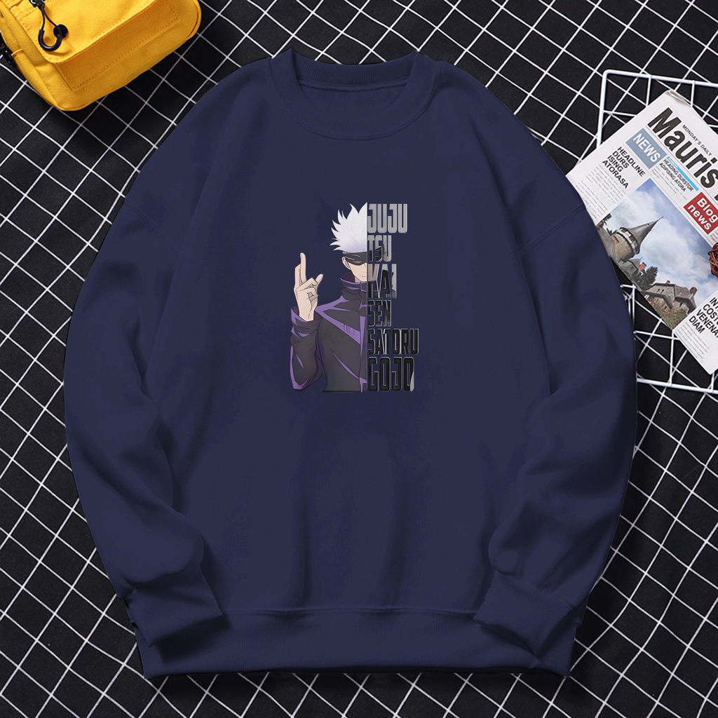 Sweater Crewneck Anime Jujutsu Kaisen Gojo Satoru//SWEATER ANIME ...