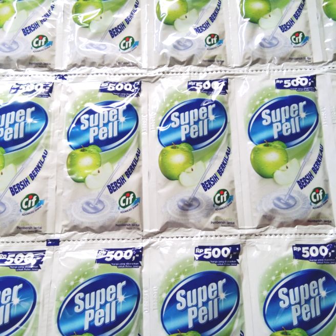Super Pell Apel/ Super pell Hijau/ Super pell sachet/ Super pell ...