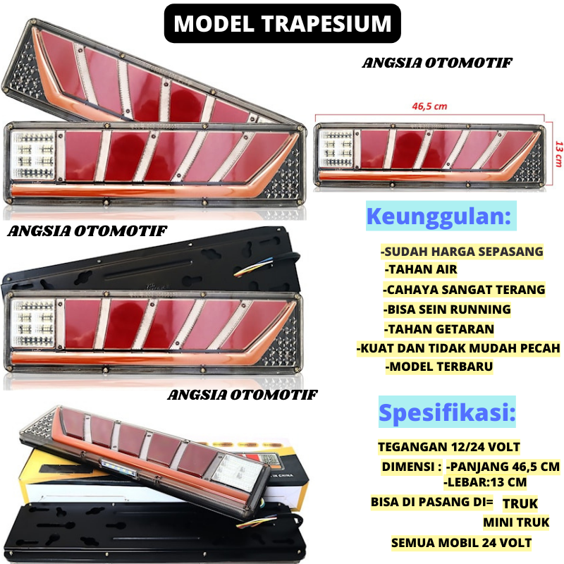 Lampu Variasi Stop Lamp Stoplamp Rem Led Belakang Sen Running Runing ...