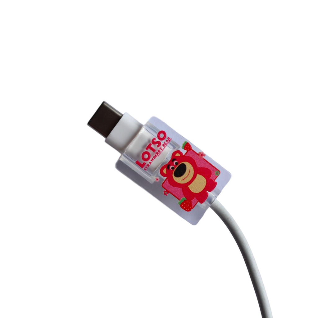 Populano Cable Saver Character Pelindung Ujung Kabel Protector Carger ...