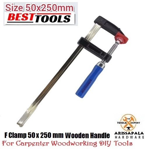 BESTTOOLS F CLAMP Pres Penjepit Klem F Kayu 50x250 mm wooden handle ...